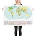 Time Zones World Map | Poster - Etsy