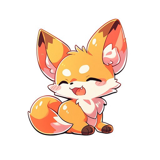 Best Fox Sticker Pack in the World outrageously Cute - Etsy