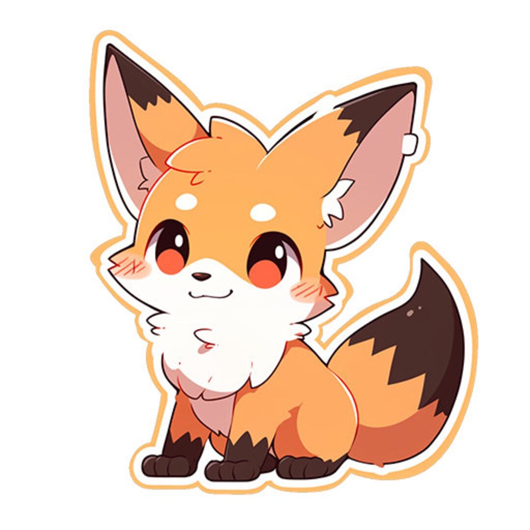 Best Fox Sticker Pack in the World outrageously Cute - Etsy