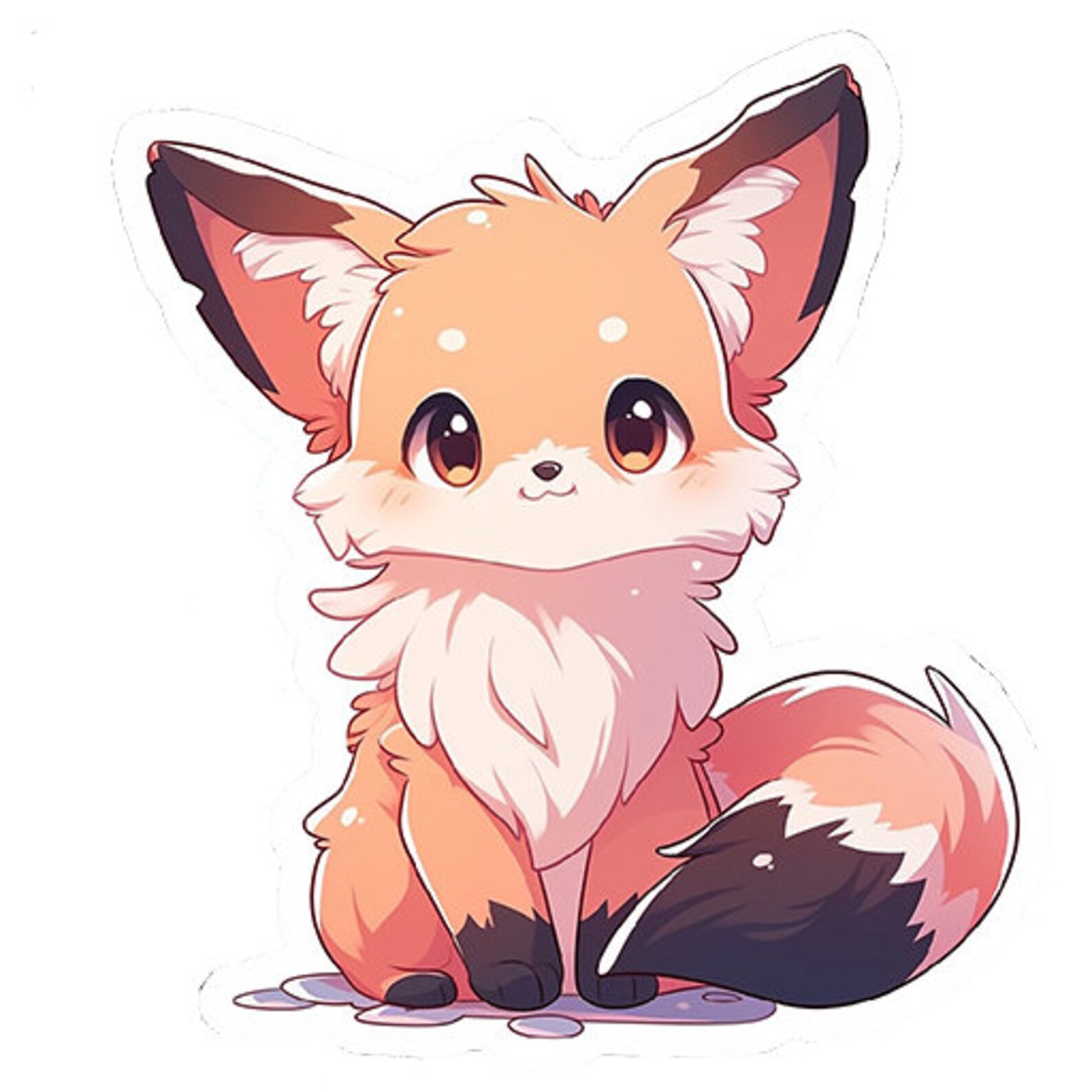 Best Fox Sticker Pack in the World outrageously Cute - Etsy
