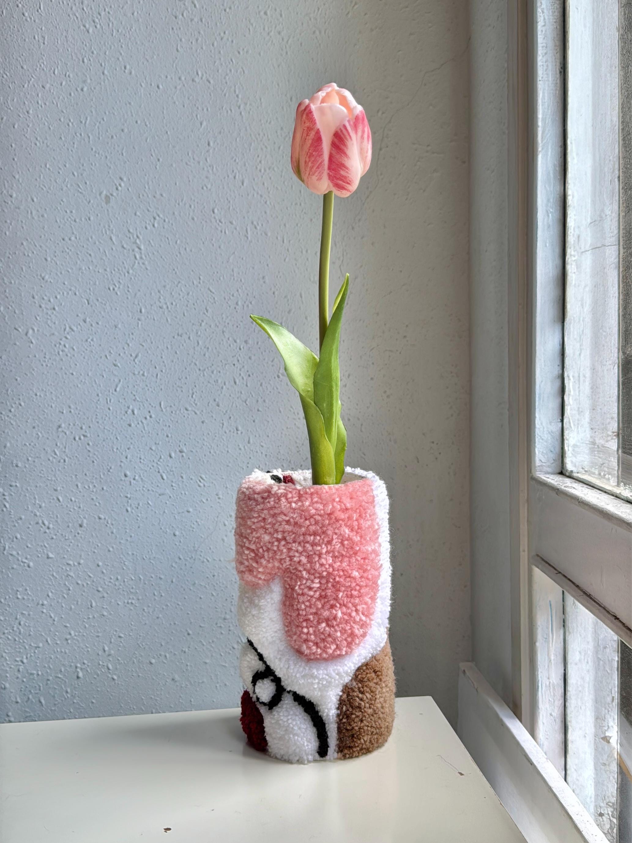 Handmade Tufted Wool Vase Cover – Colorful Home Decor - Etsy