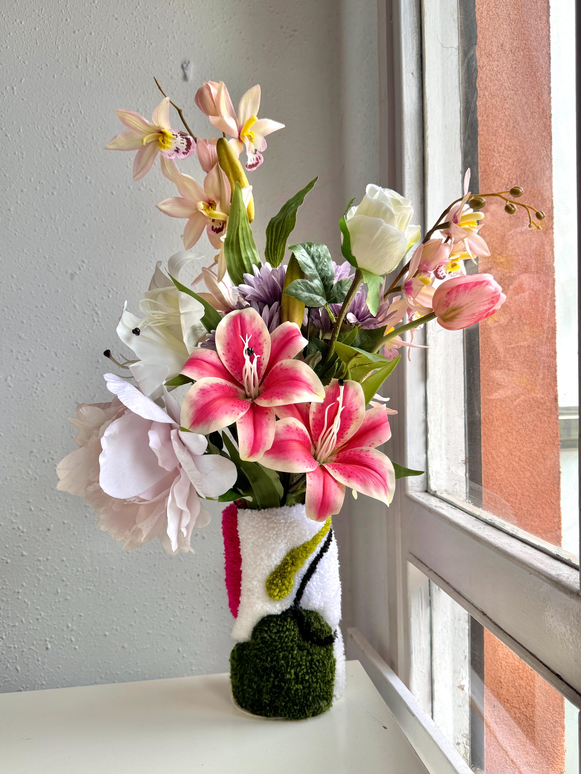 Handmade Tufted Wool Vase Cover – Colorful Home Decor - Etsy