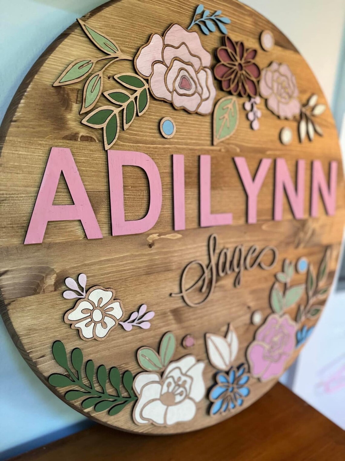 Wood Name Sign - Etsy