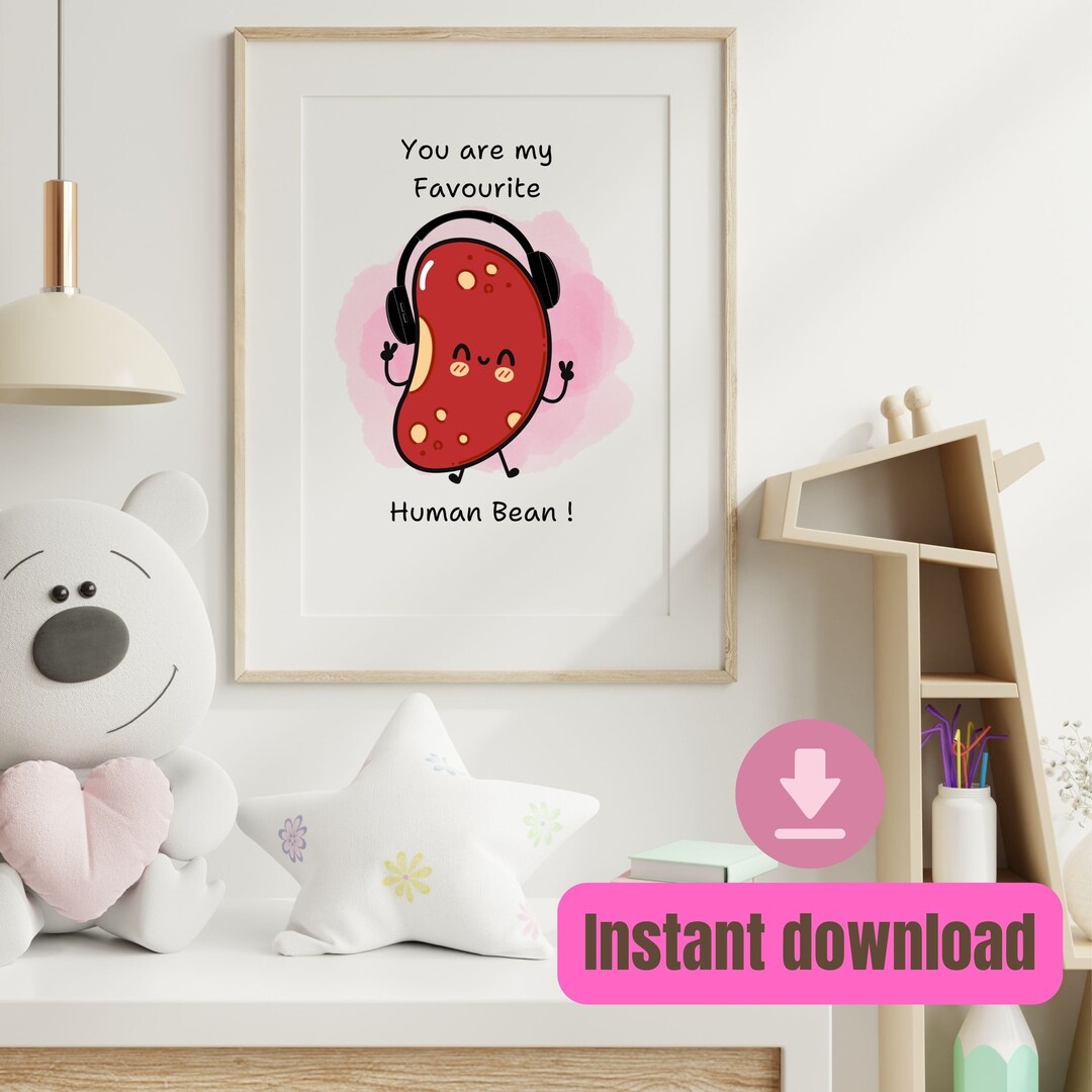 Adorable Pun Cards Png, Silly Wall Art, Favorite Child Gift, Digital ...