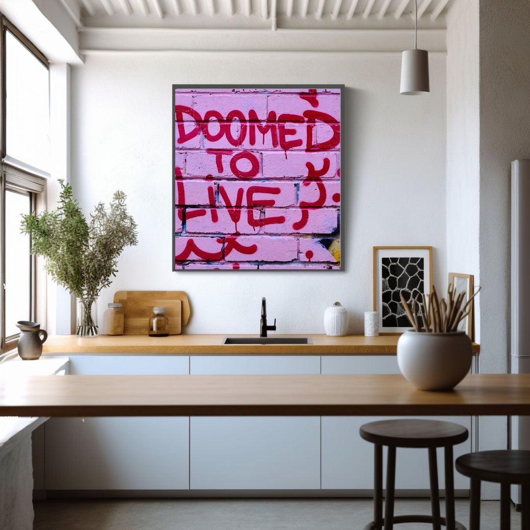Splash of Urban Vibes Graffiti Art Print Street Art Décor - Etsy