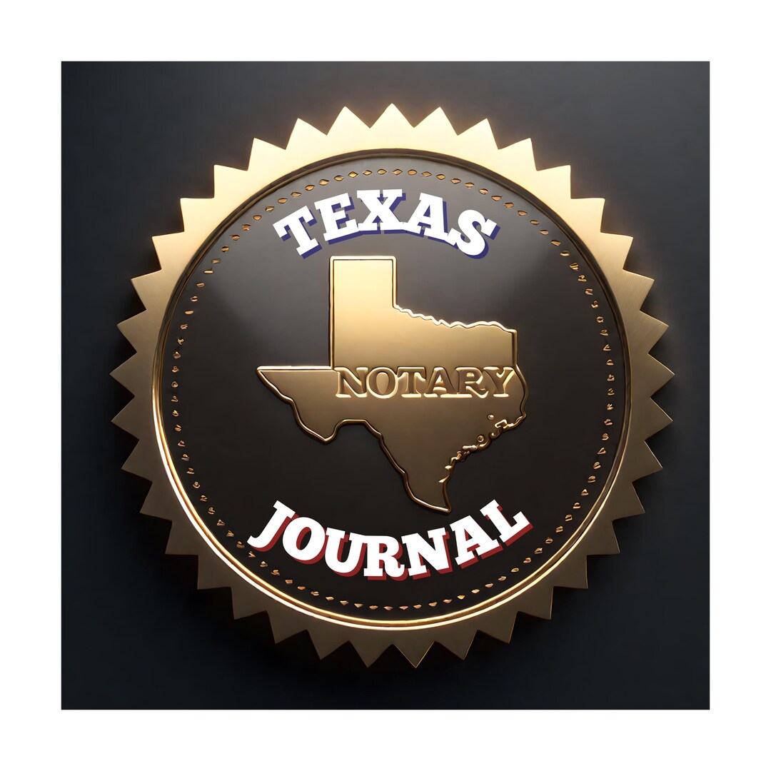 Texas Notary Journals - Etsy