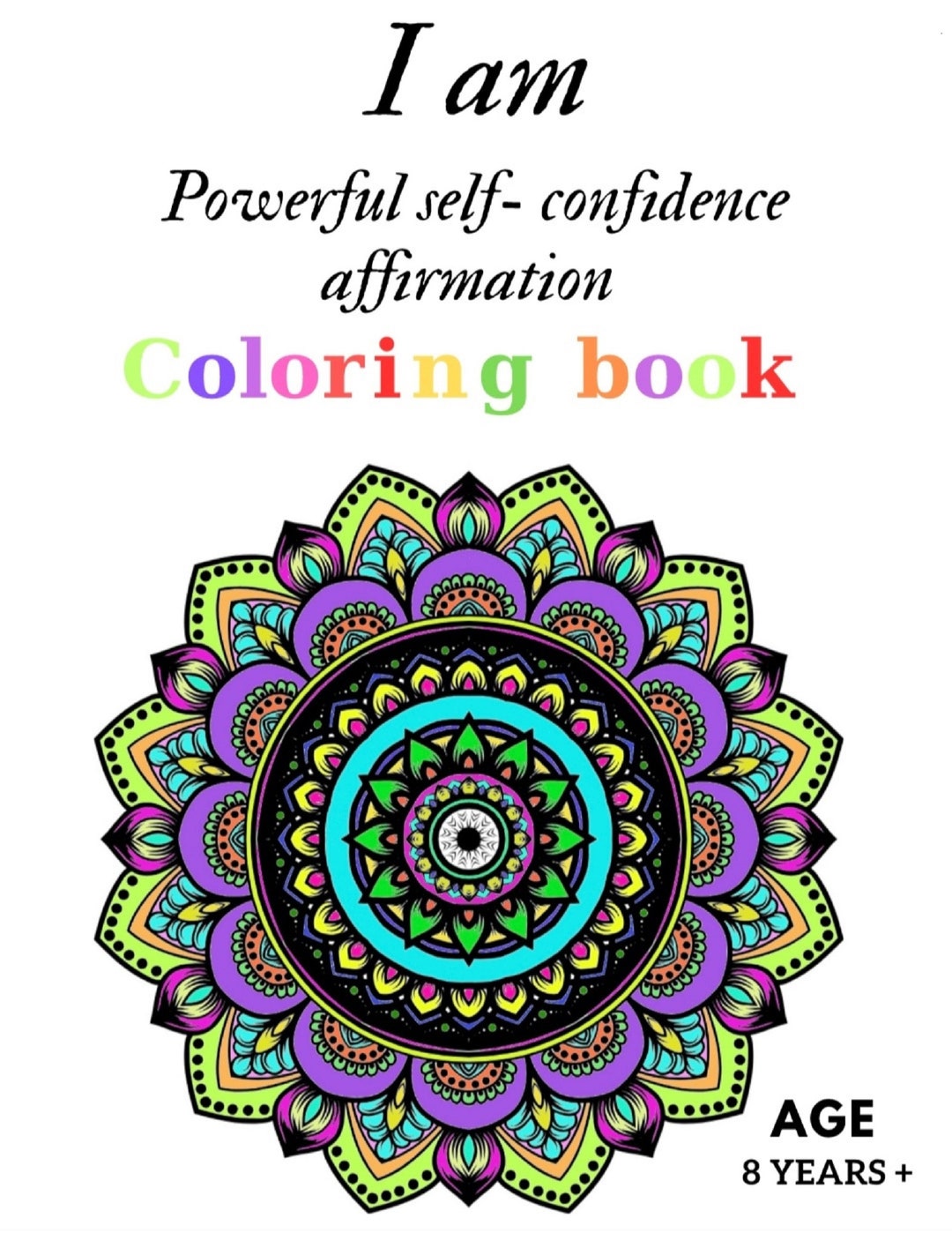 Self-confidence Affirmation Coloring Book for Kids and Adults - Etsy