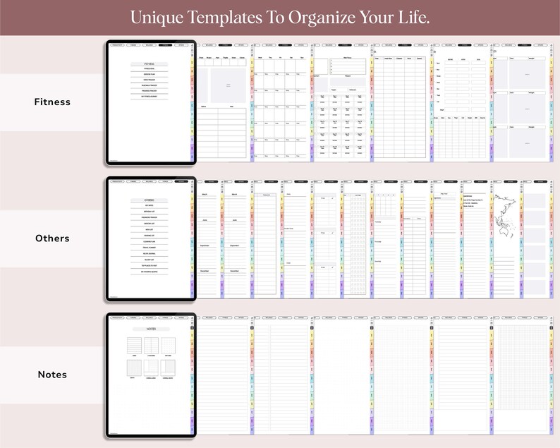 2024 Goodnotes Digital Planner, 2024 Digital Planner, Minimalist ...