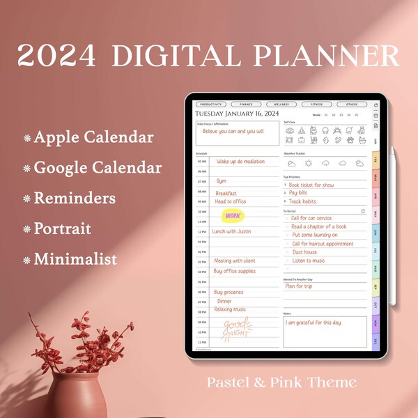 Undated Planner - Etsy