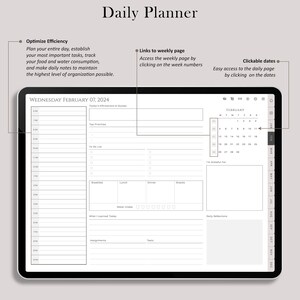 2024 Student Planner, Student Digital Planner, College Student Planner ...