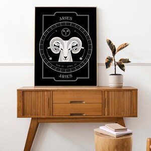 Aries Poster Digital Download Wall Art - Etsy
