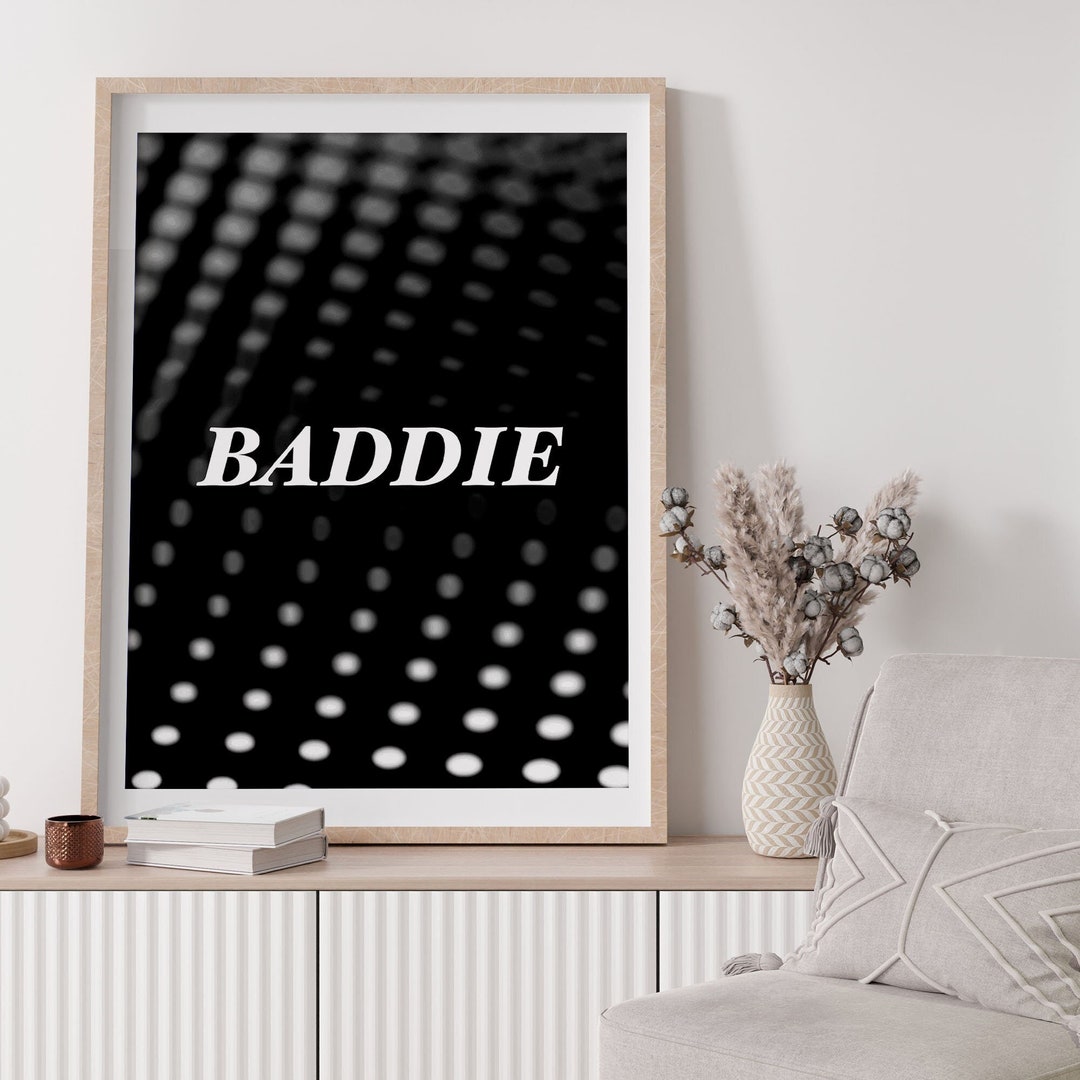 Baddie Poster Digital Download Wall Art - Etsy