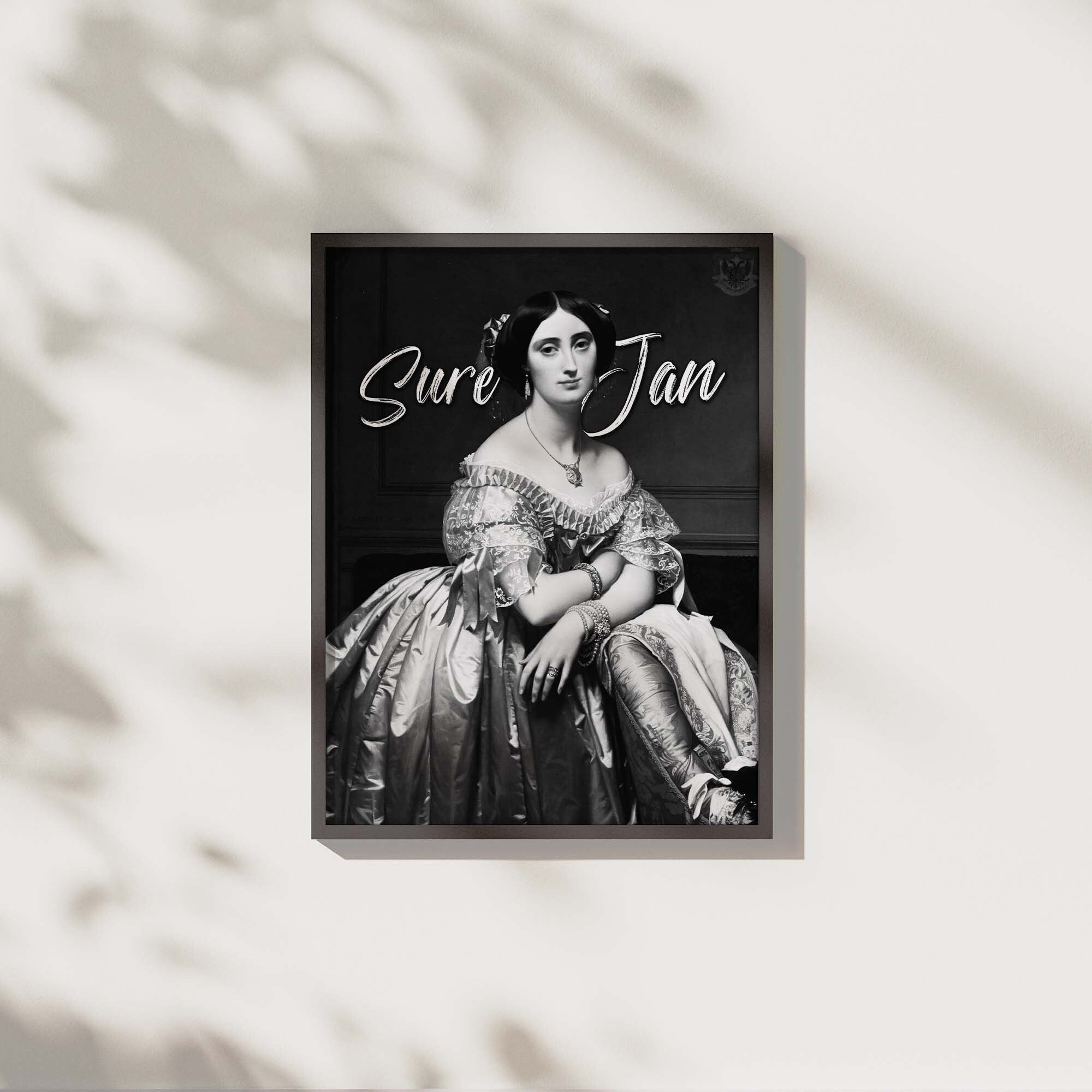 Sure Jan Poster Digital Download Wall Art - Etsy