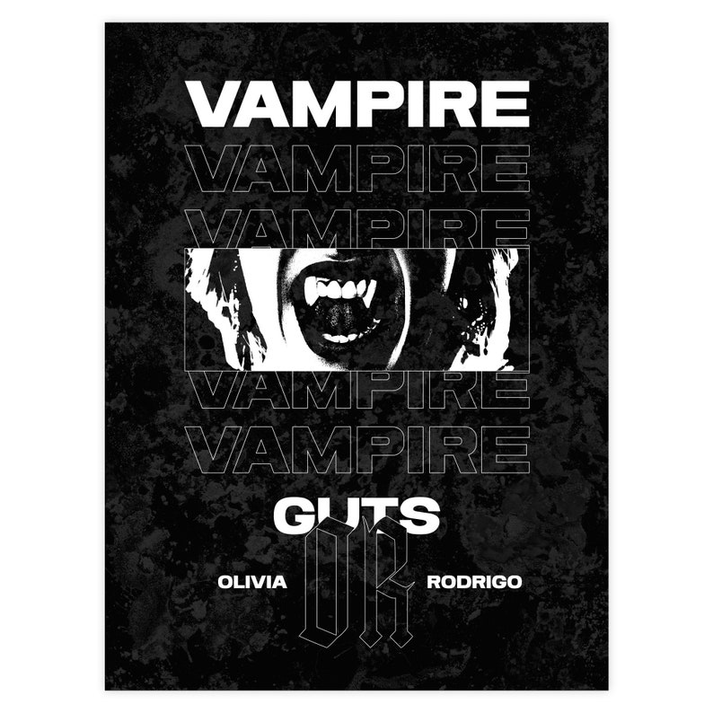 Vampire Olivia Rodrigo Poster digital Download Wall Art - Etsy Australia