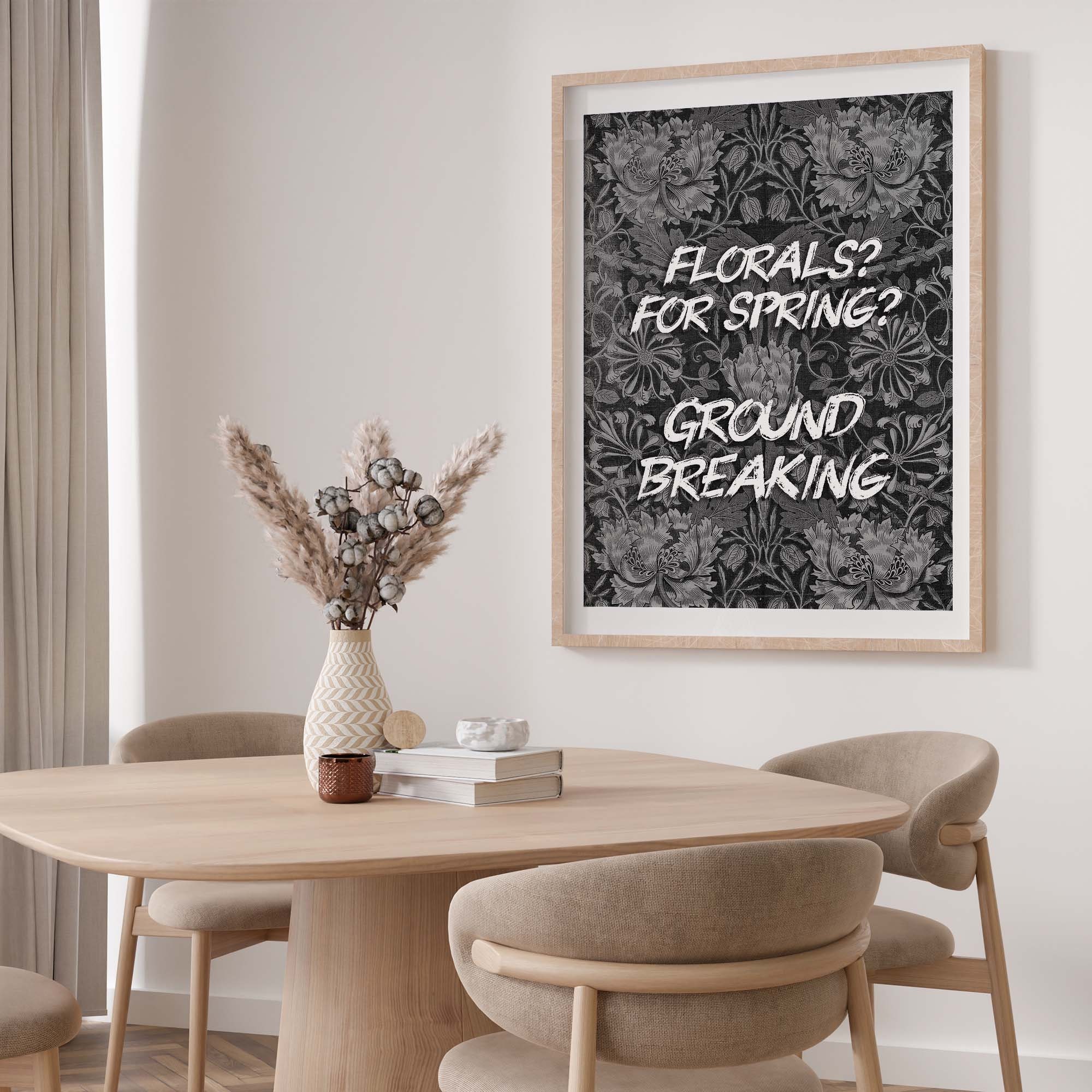 Florals for Spring Groundbreaking Poster Digital Download - Etsy