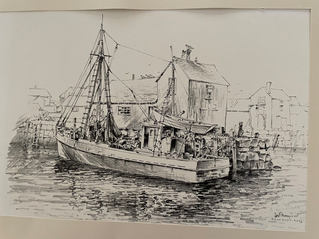 Nautical Ink Drawing - Etsy