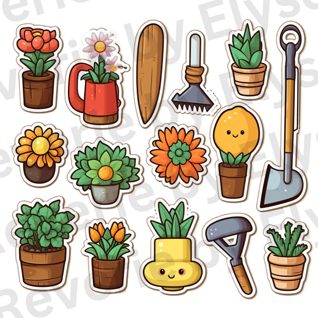 Blooming Beauties: Spring Sticker Collection - Etsy