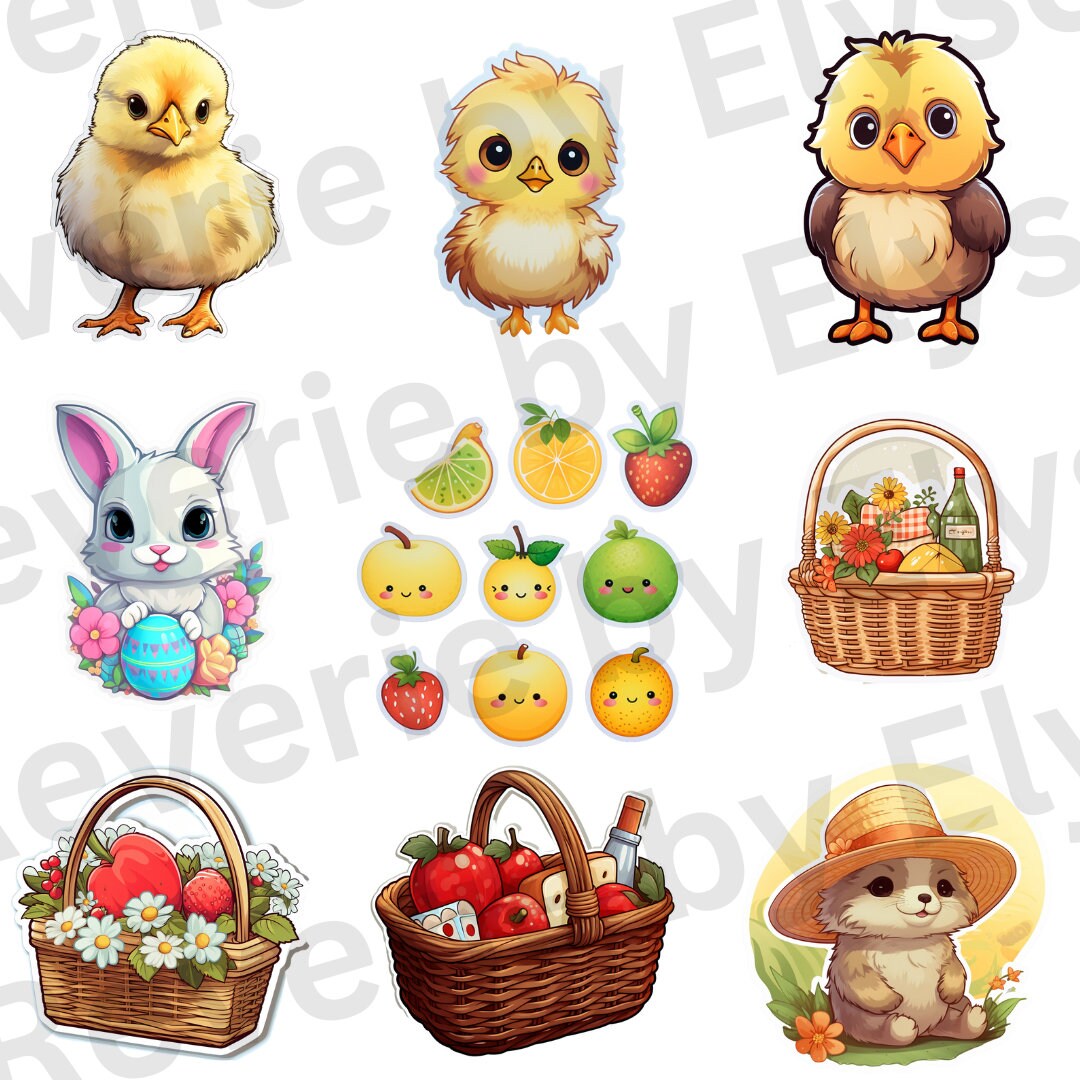 Blooming Beauties: Spring Sticker Collection - Etsy