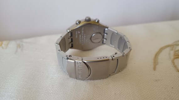 Swatch Irony V8 Watch "Frosted Iron" - Gem