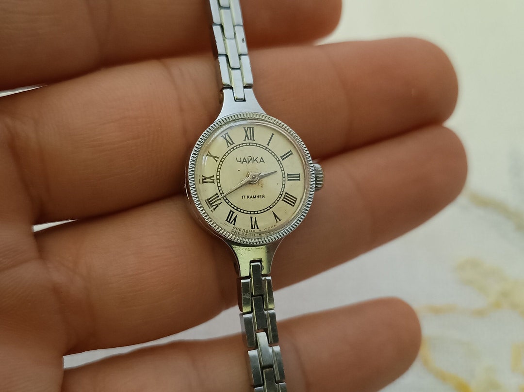 Chaika 17 Jewels Soviet Mechanical Women's Dress Watch - Etsy