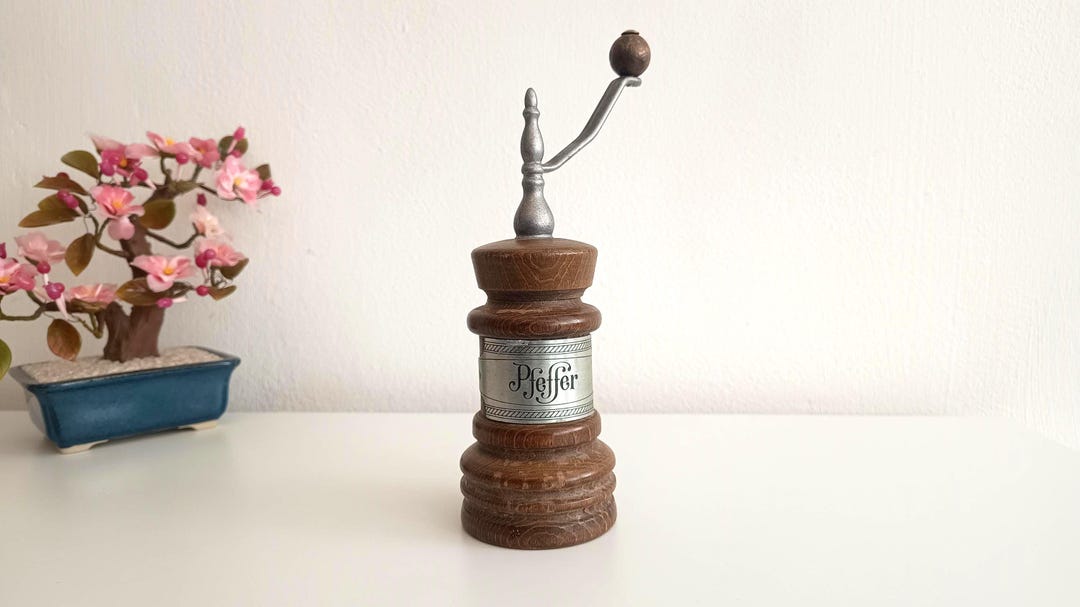 Vintage Zassenhaus Wood Pepper Grinder: West Germany Mill - Etsy