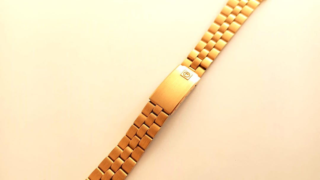 Genuine Roamer Gold Tone Bracelet 16mm: Swiss Made Wristwatch Bracelet ...