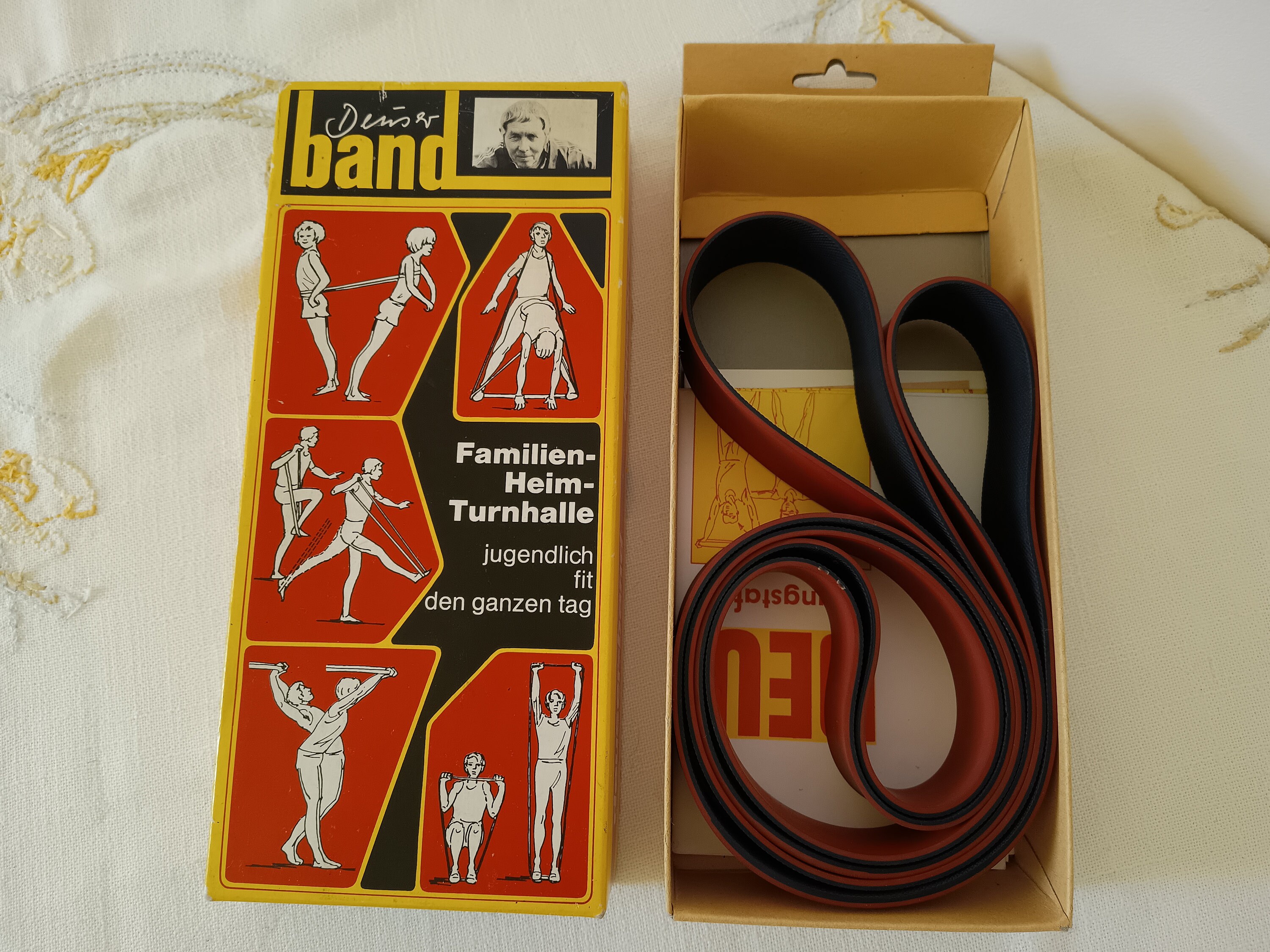 1960s Vintage Fitness Training Deuser-band Germany Rare in Original Box ...