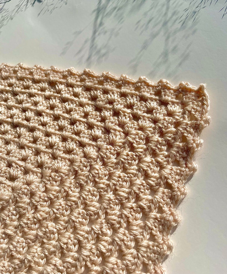 Crochet Granny Square Bandana Crochet Granny Square Kerchief - Etsy