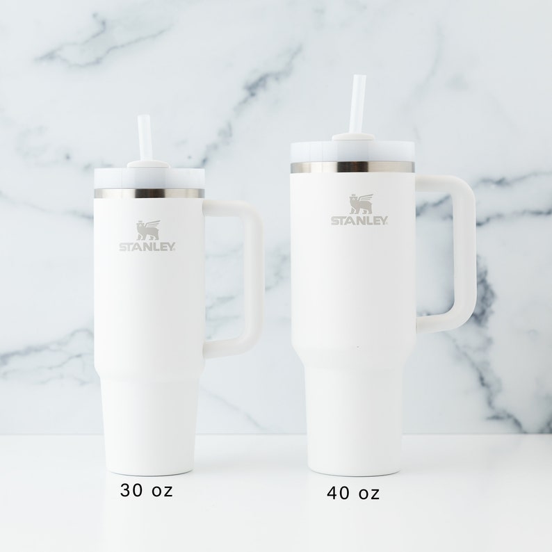 Stanley Tumbler Engraved With Mushroom Design | Frost Stanley Quencher ...