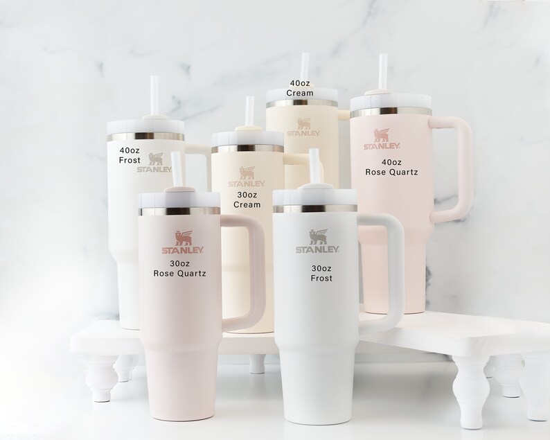 Stanley Tumbler Engraved With Mushroom Design | Frost Stanley Quencher ...