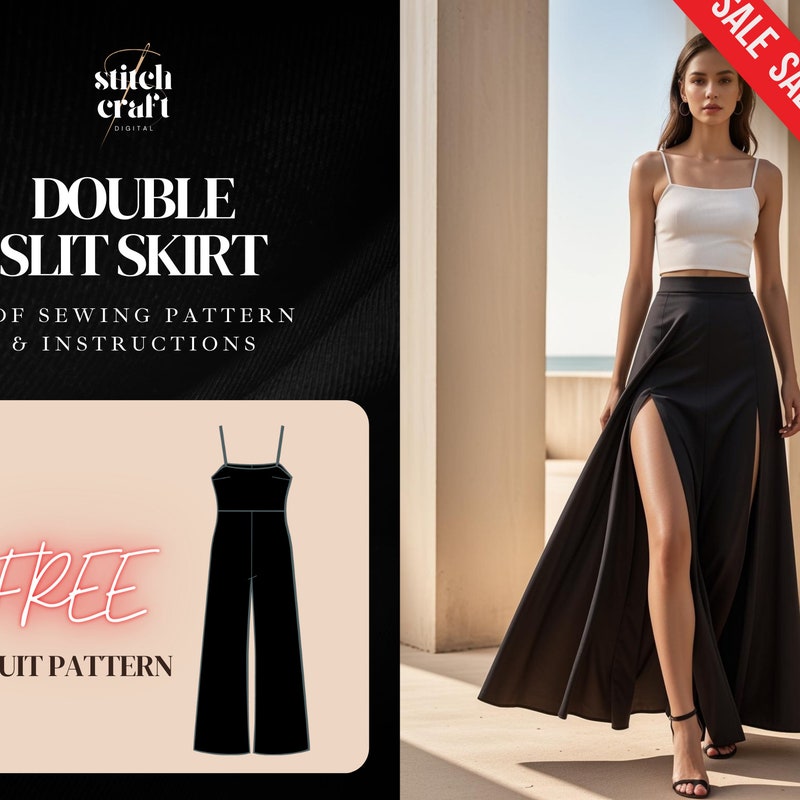 Double High Slit Dress - Etsy