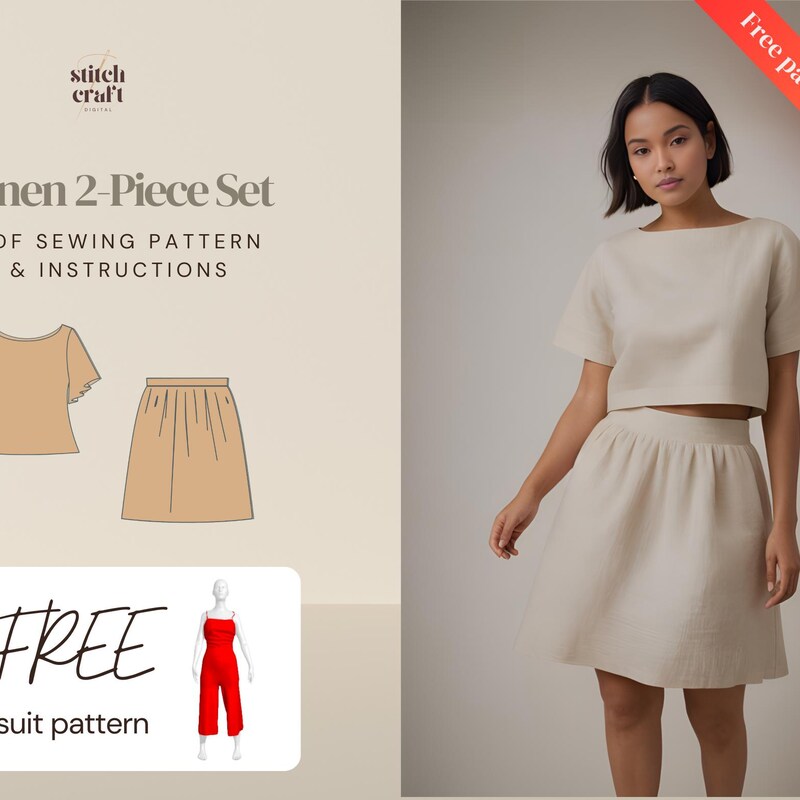 Linen Top Sewing Pattern - Etsy