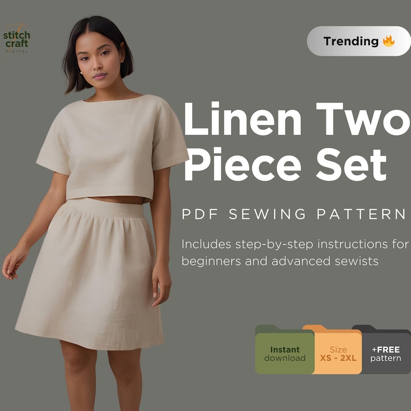 Linen Top Sewing Pattern - Etsy