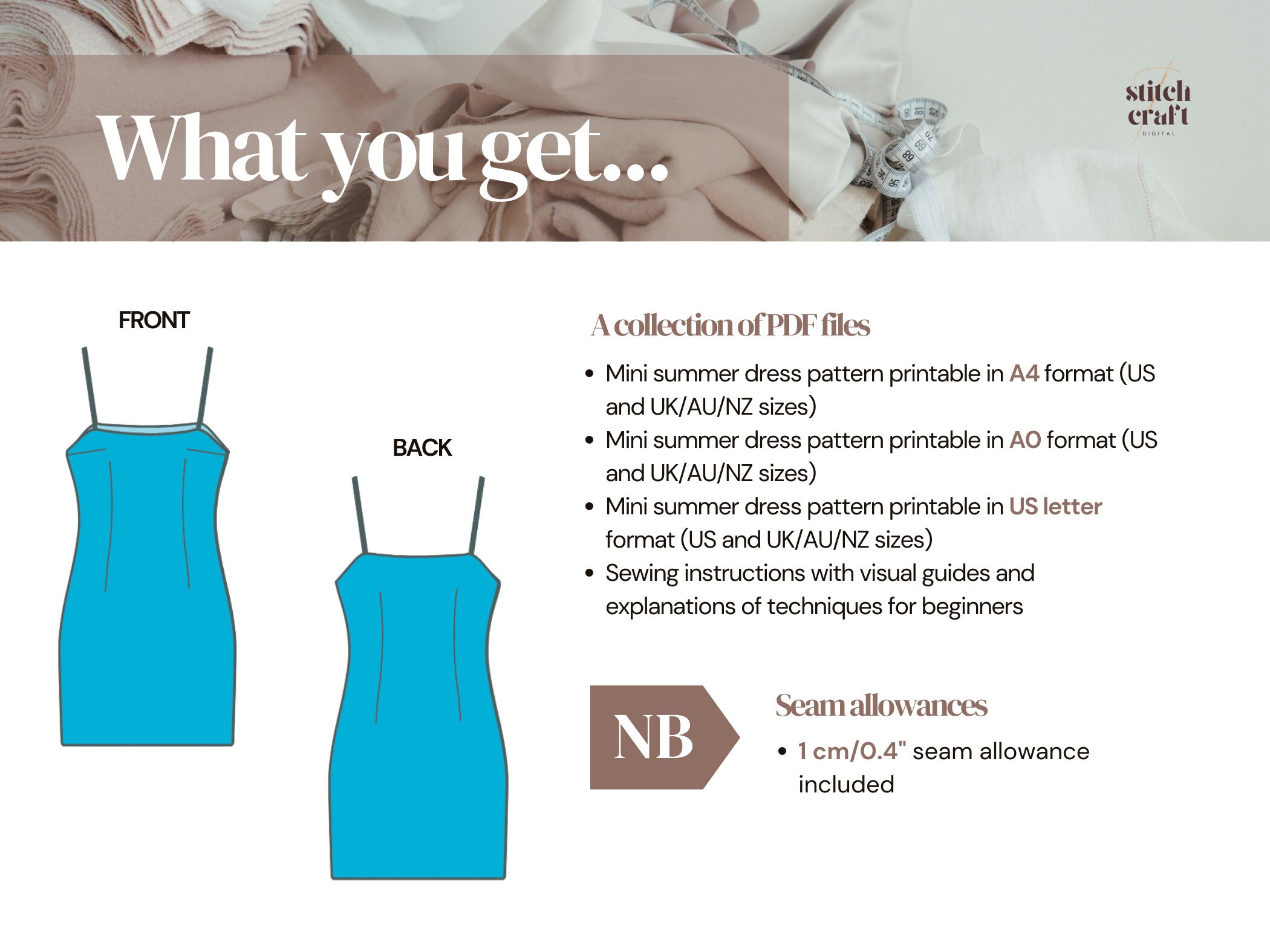 Mini Summer Dress Sewing Pattern Bodycon Dress Short Dress - Etsy