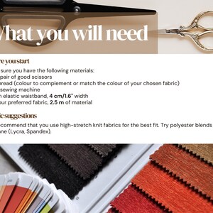 High Waisted Flare Legs Sewing Pattern, Elastic Waist Flare Leggings ...