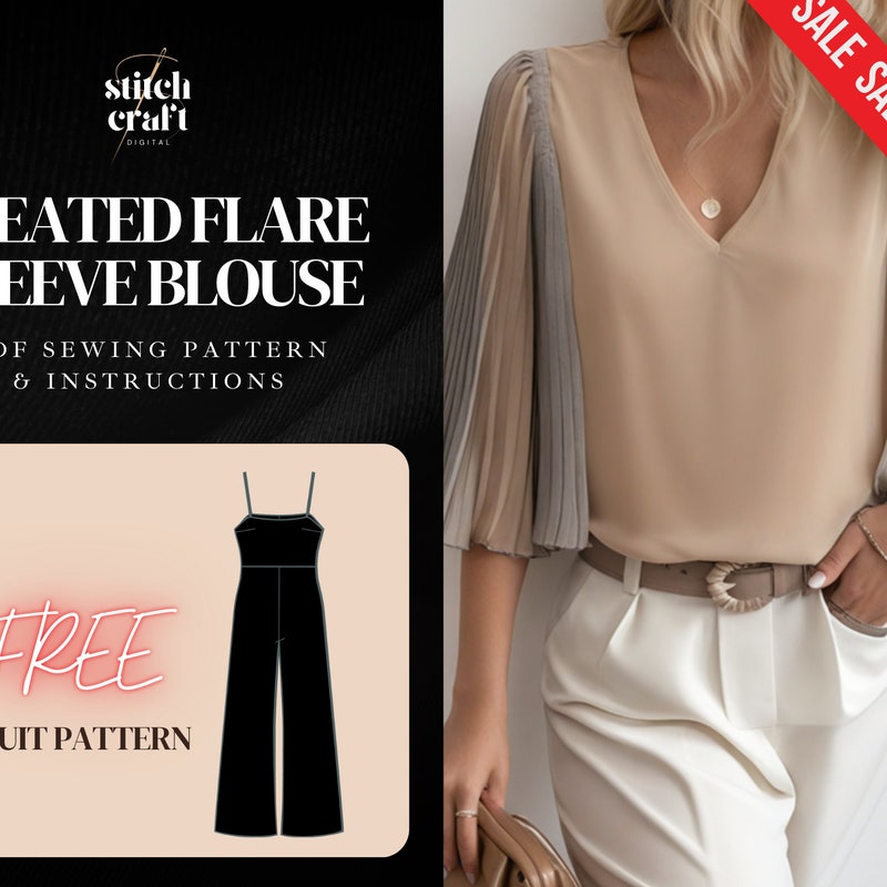 Pleated Top Pattern - Etsy