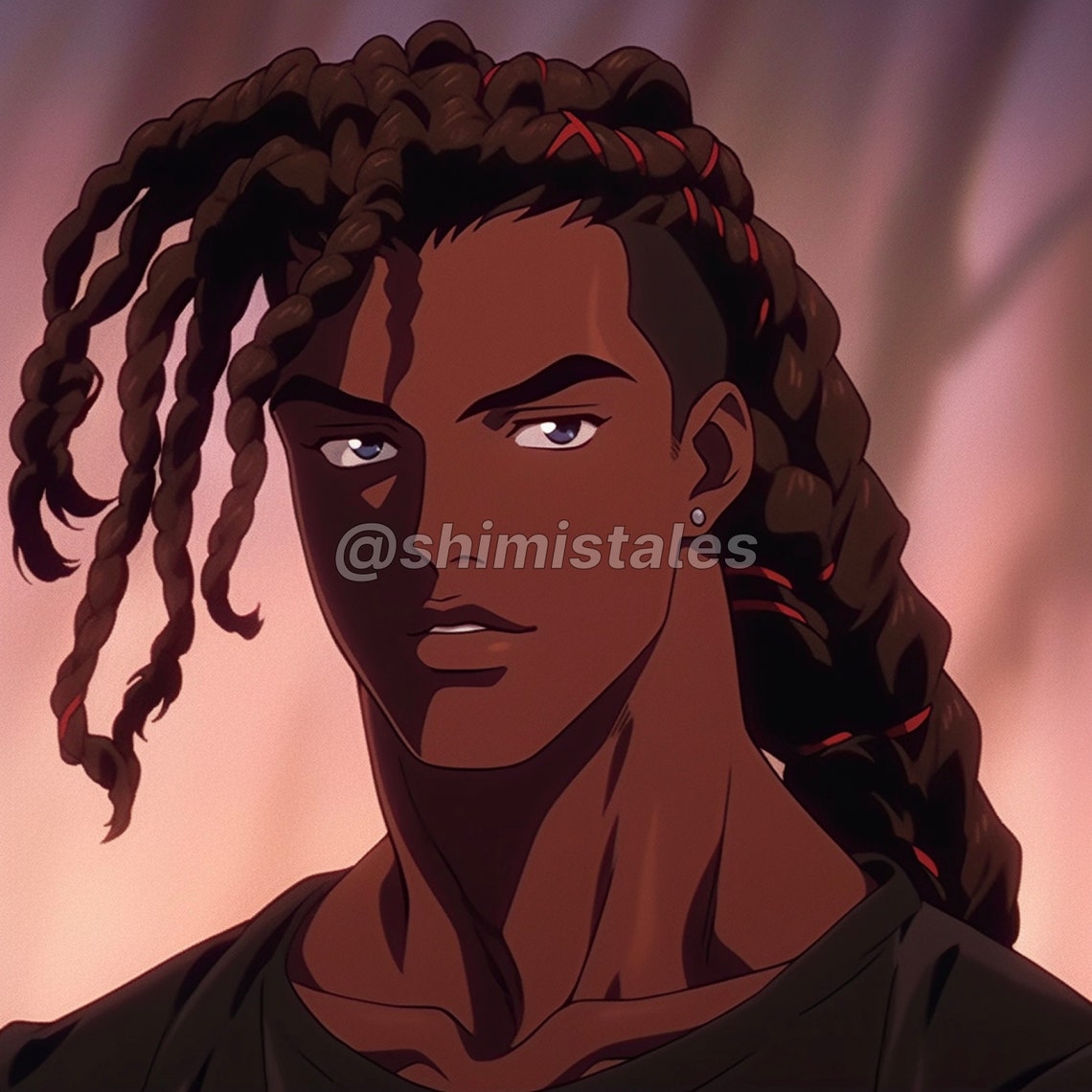 Oc Character Design, 90s Anime Character Design, Retro Anime PFP, Ai ...
