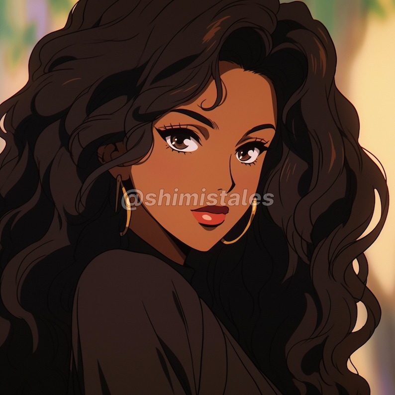 Oc Character Design, 90s Anime Character Design, Retro Anime PFP, Ai ...