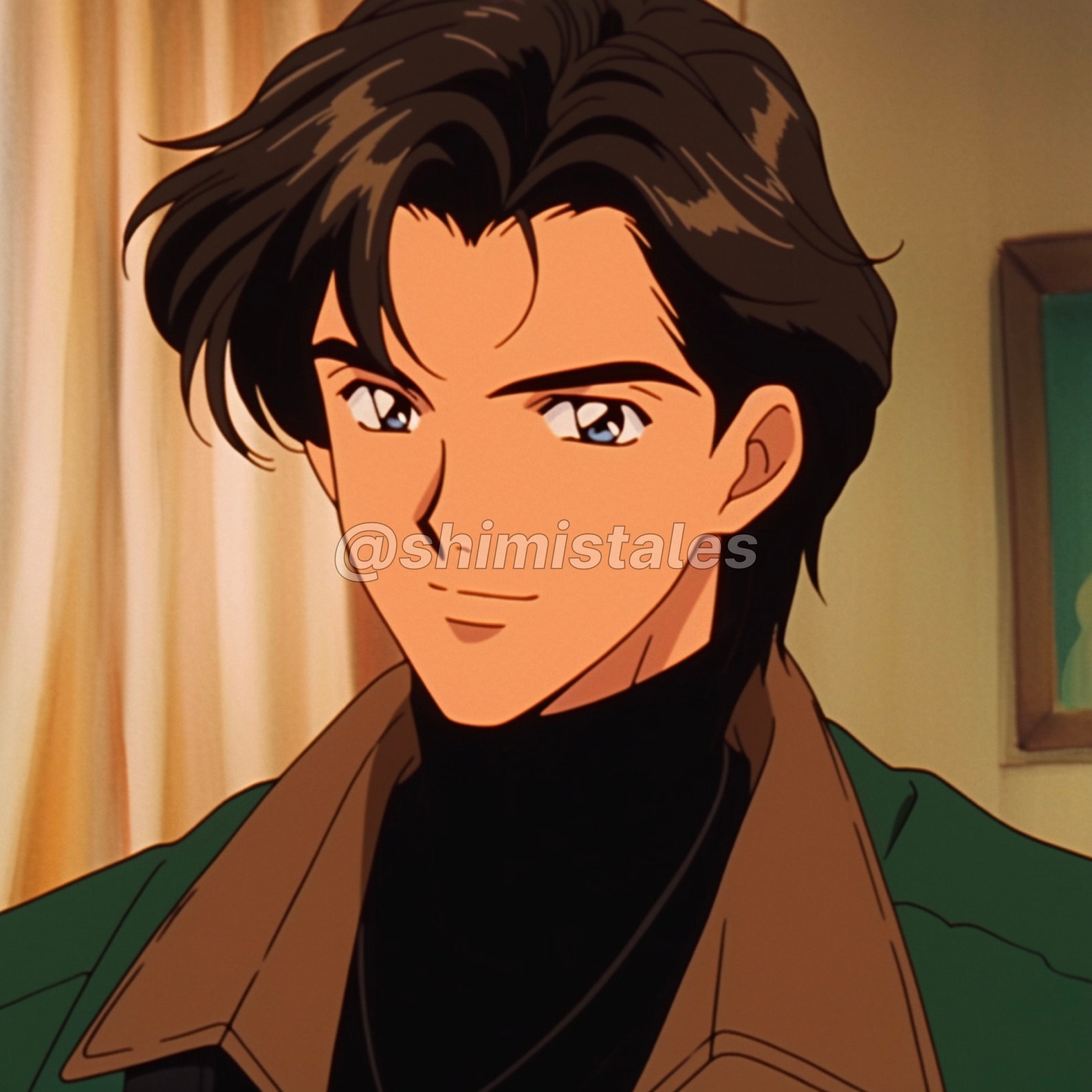 Oc Character Design, 90s Anime Character Design, Retro Anime PFP, Ai ...