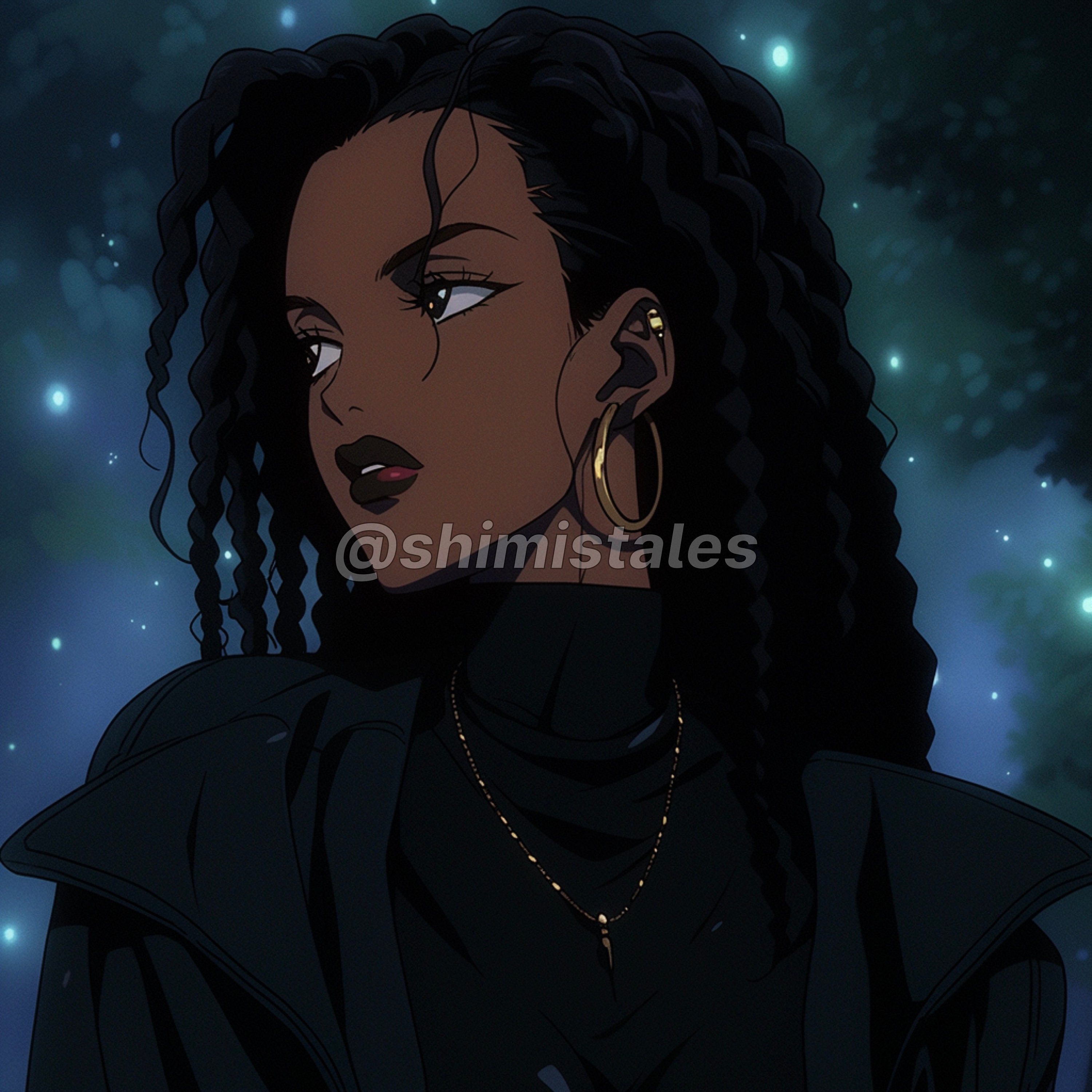 Oc Character Design, 90s Anime Character Design, Retro Anime PFP, Ai ...