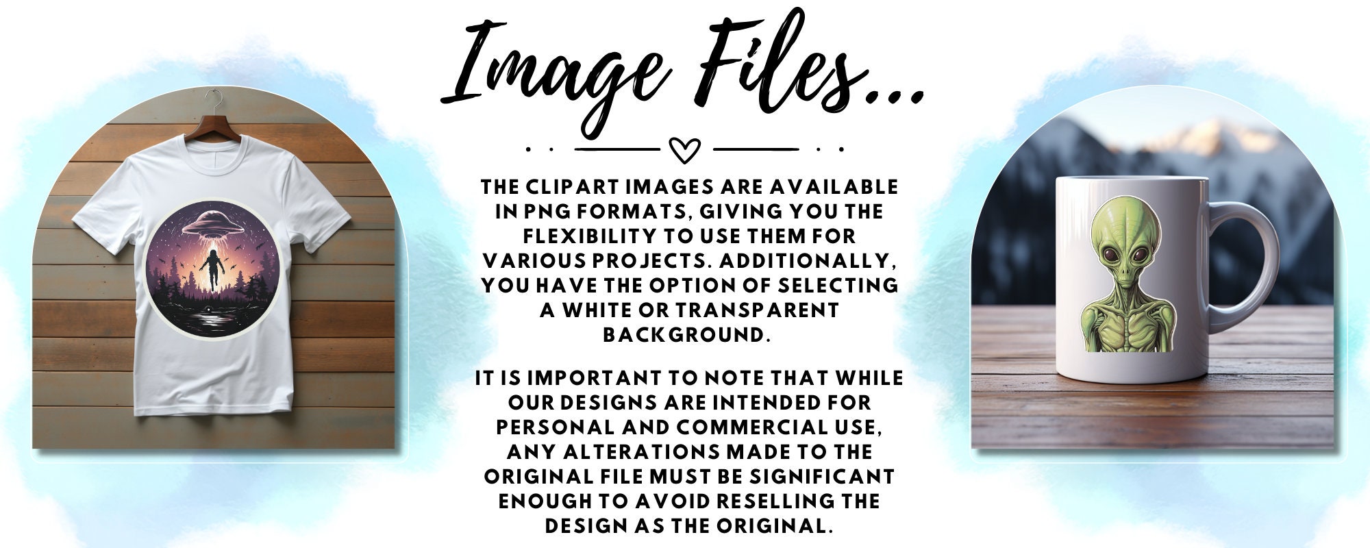 Alien Clip Art Bundle PNG Files: Digital Download, Commercial Use ...
