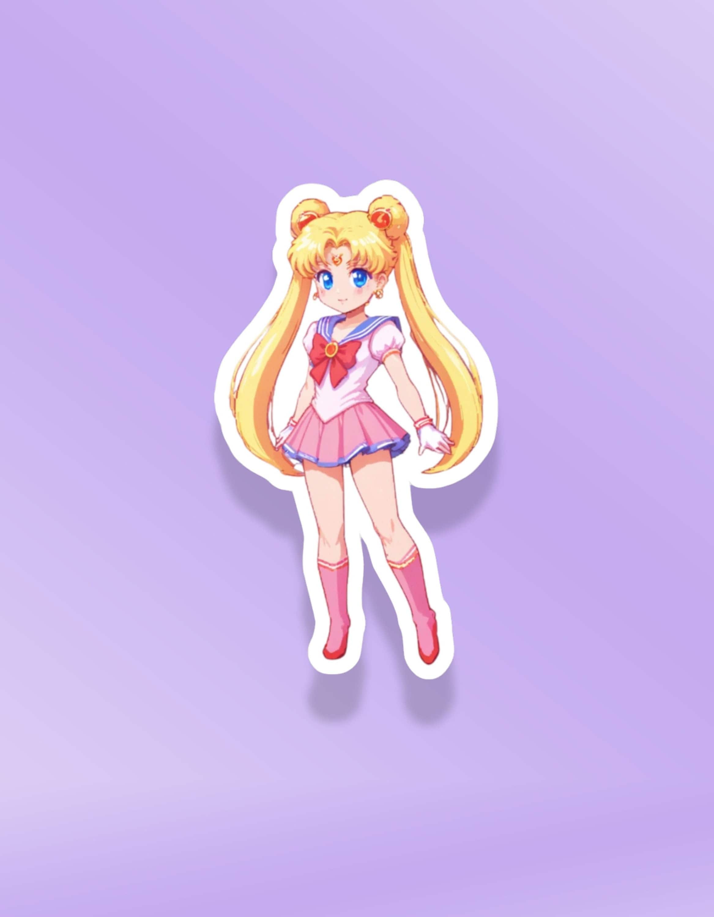 Sailor Moon Sticker Sailor Moon Decal Vinyl Anime Sticker Waterproof ...