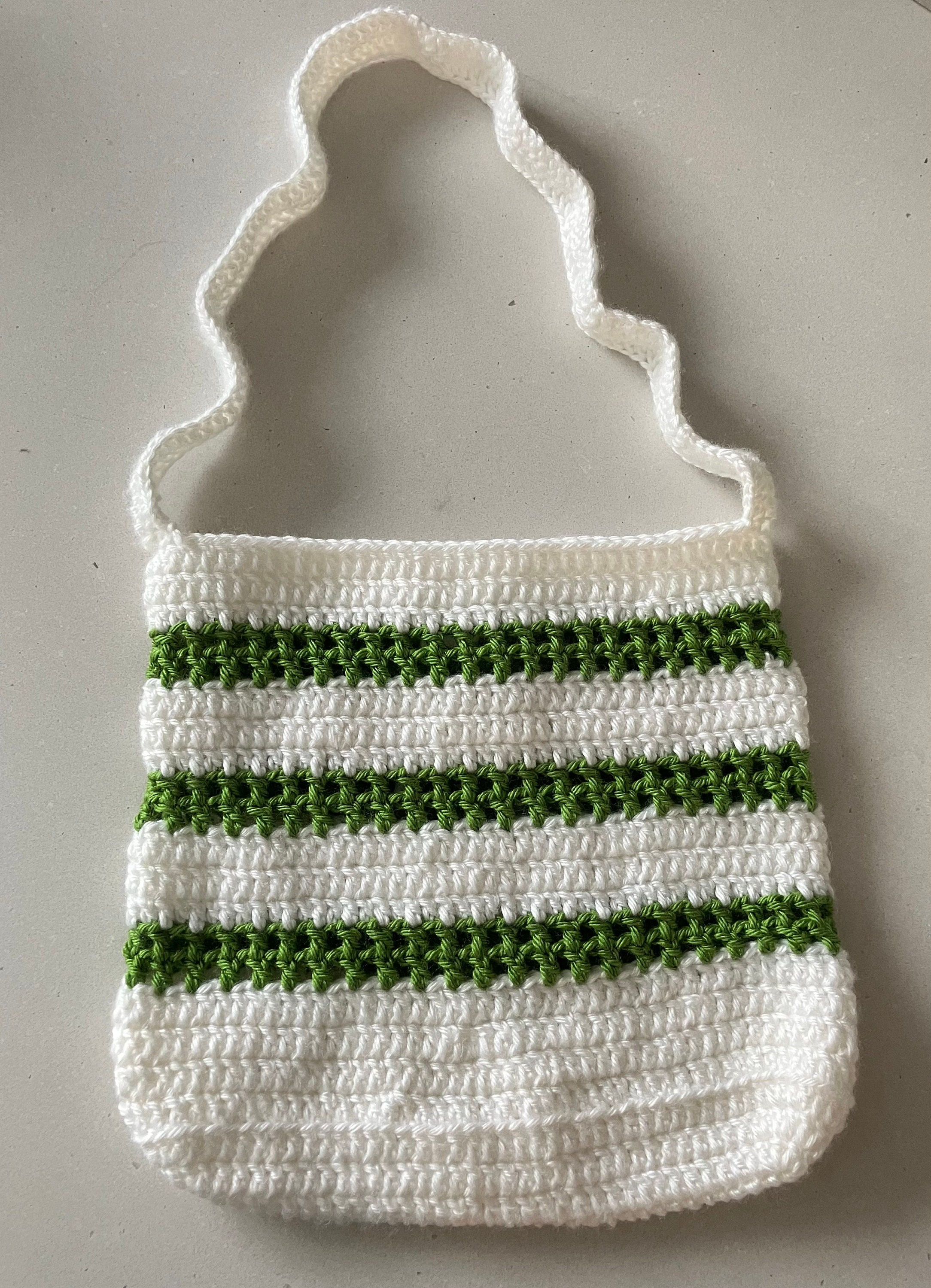 Fish Knit Stripe Bag - Etsy