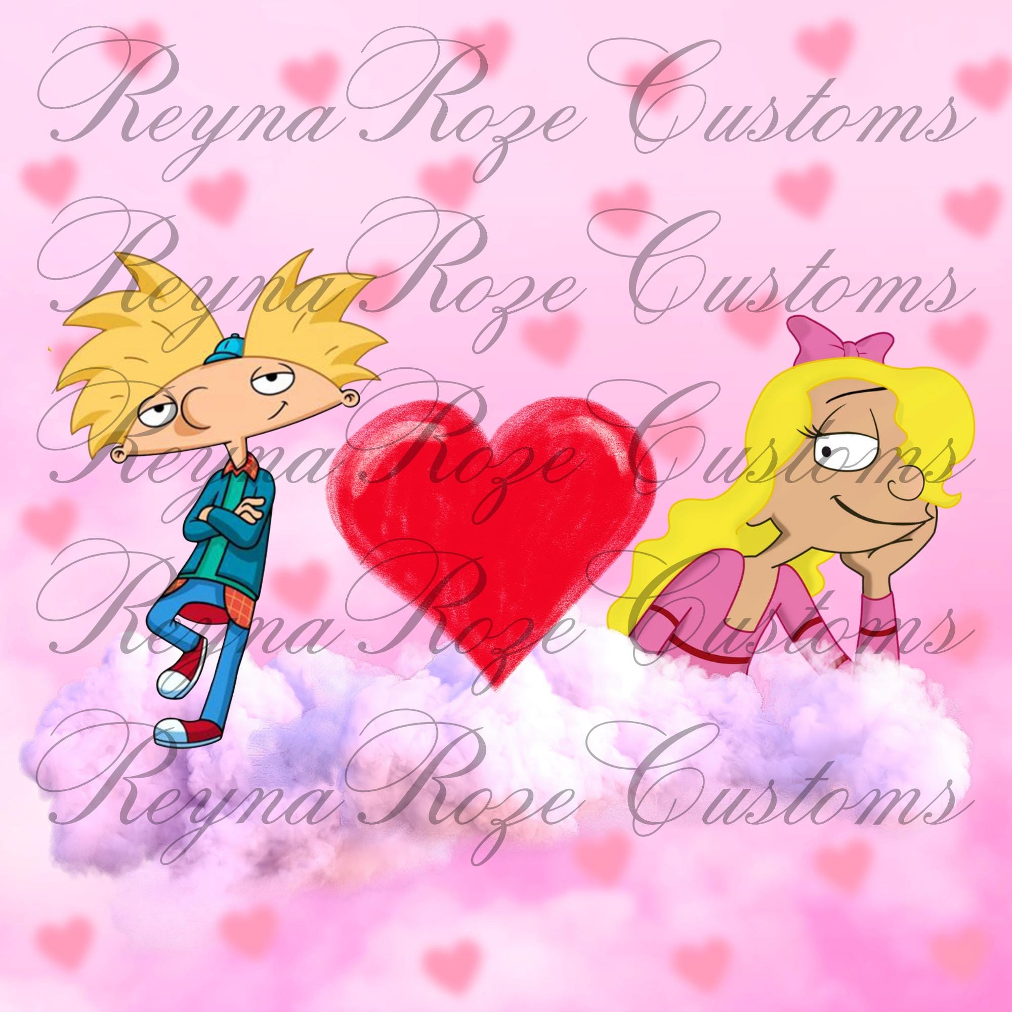Hey Arnold Valentines Png - Etsy