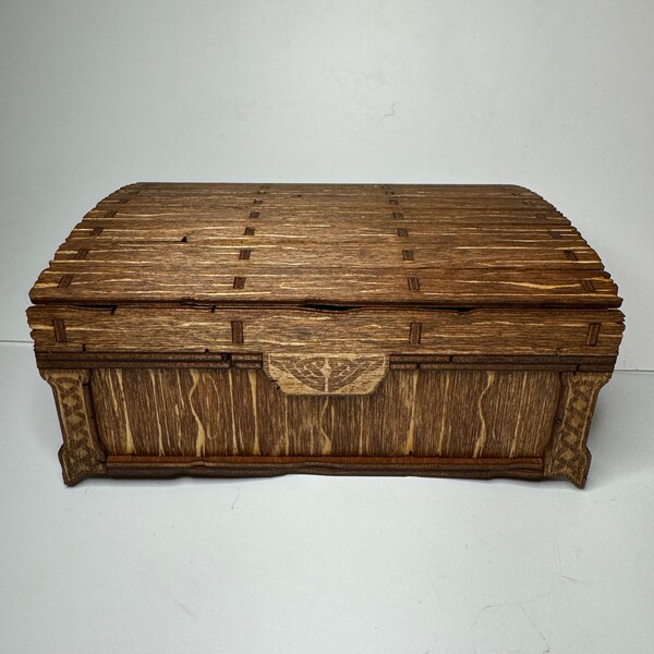 Wooden Treasure Chest - Etsy