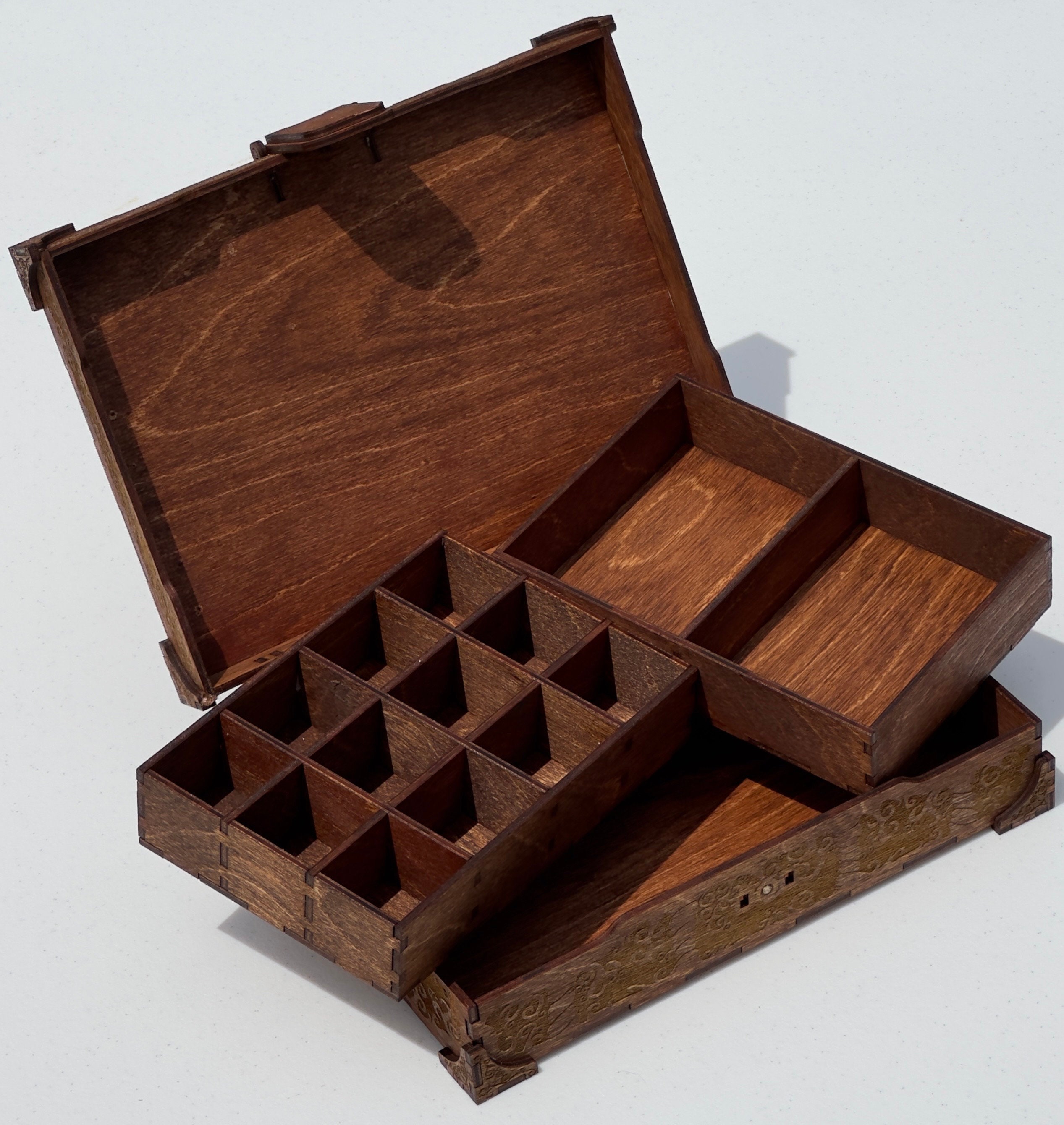 Jewelry/trinket Box Elegant Storage Solution, 9x6.5x2.5 Inche - Etsy