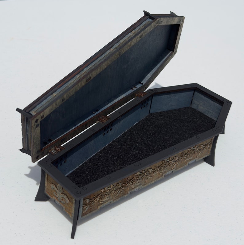 Coffin Box Unique and Stylish Storage Solution, 10.5x4.5x3 Inches - Etsy