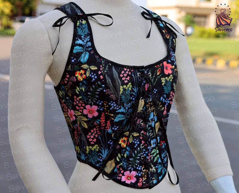 Medieval Milkmaid Corset Top Fairy Renaissance Prom Dress - Etsy