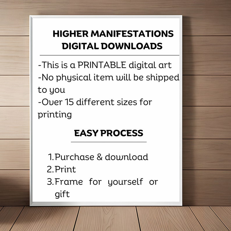 Manifest Wall Art | Inspirational Posters | Law of Attraction Prints ...