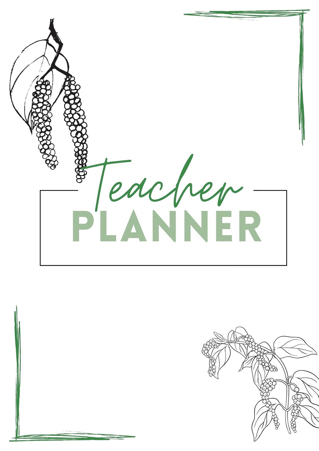 Printable Teacher Planner and Assessment - Etsy